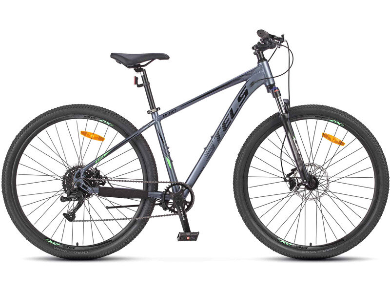 Горный велосипед Stels Navigator 920 MD 29 9sp, год 2026, цвет Серый-Зеленый, ростовка 19