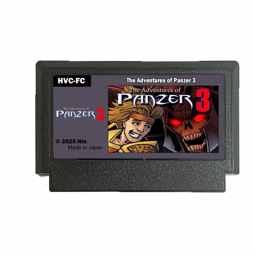 The Adventures of Panzer 3 - Игра 8-битный картридж Famicom - игровой картридж NES (8 bit, Английская версия)