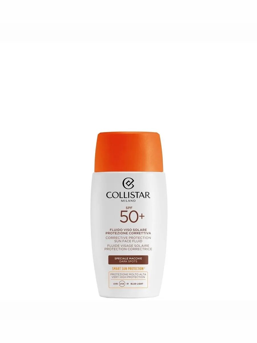 Солнцезащитный крем Collistar Fluido Viso, spf 50, для лица, 50мл
