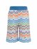 Шорты Missoni Zigzag-pattern cotton shorts, размер 14 лет, синий