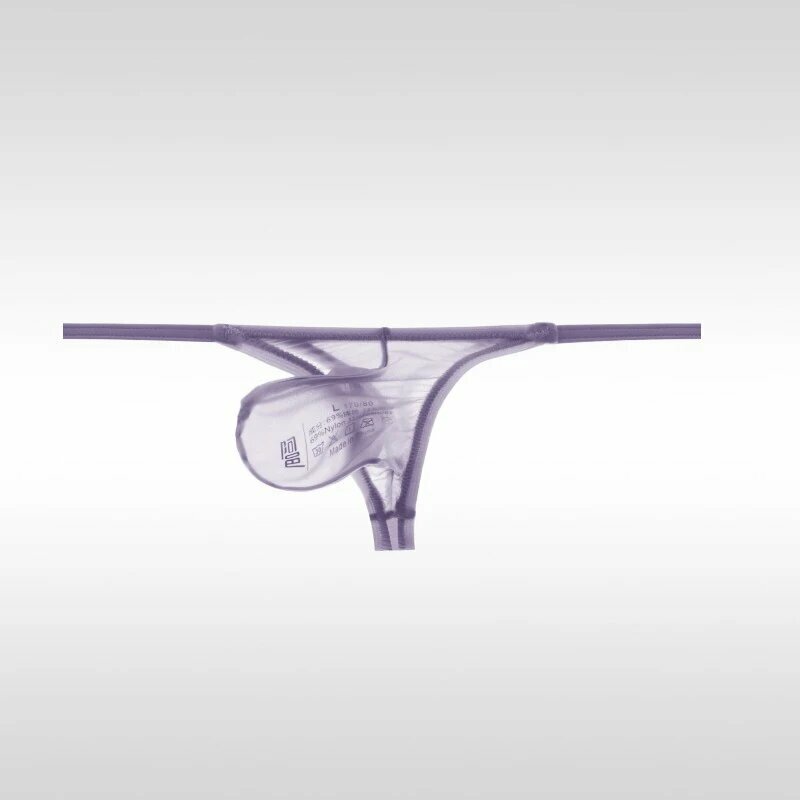 Стринги мужские, сиреневые, Light Purple, 4XL