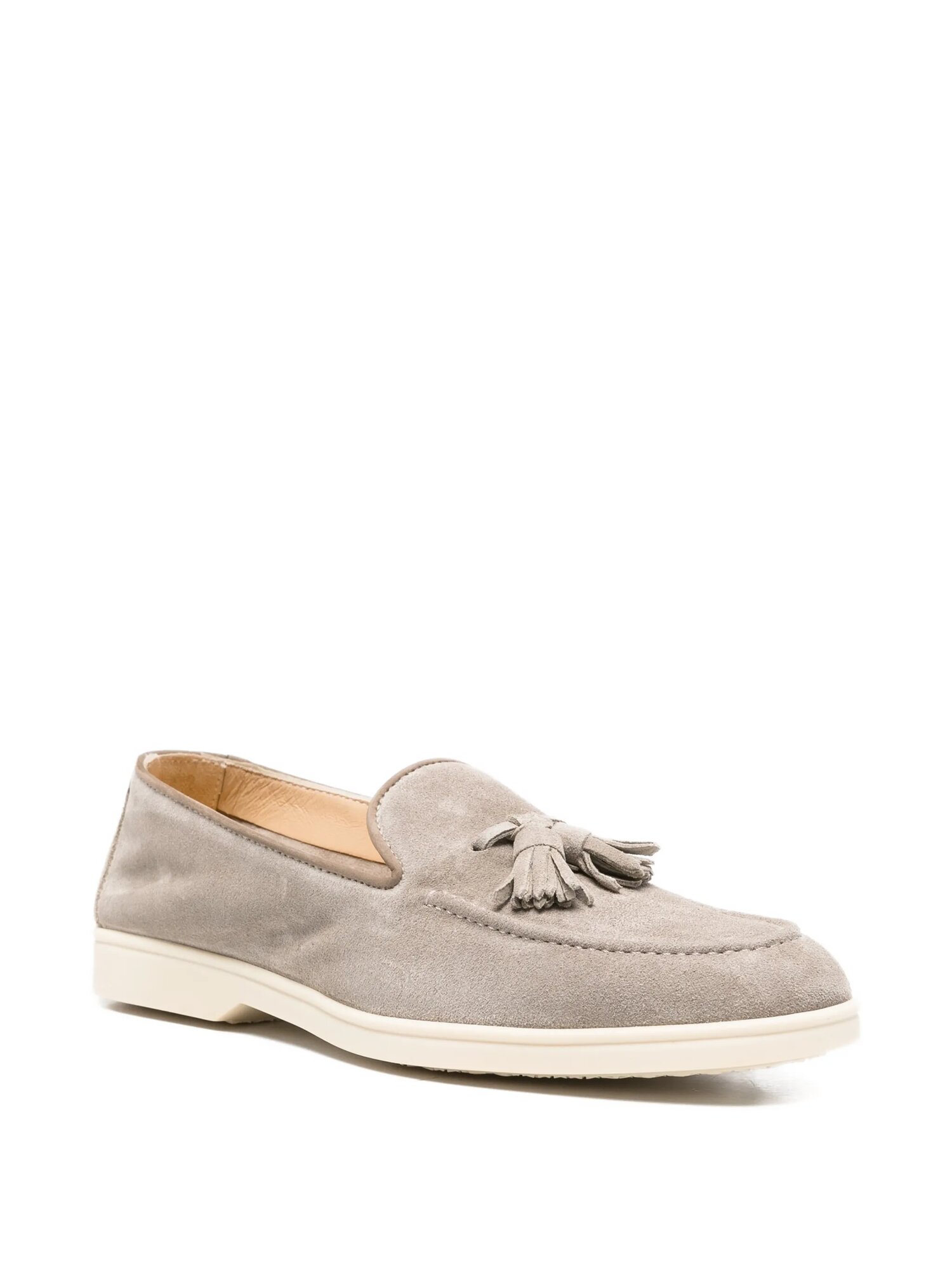 Лоферы Doucal's Tassel suede loafers, размер 36, grey — фото 1