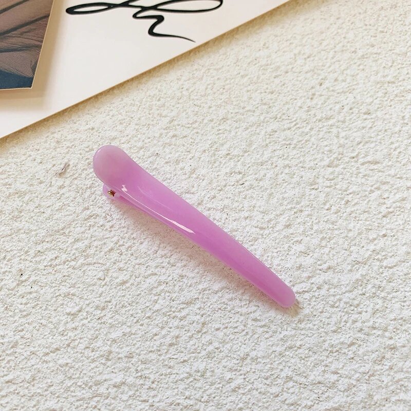 Зажим для волос фиолетовый Jelly Purple