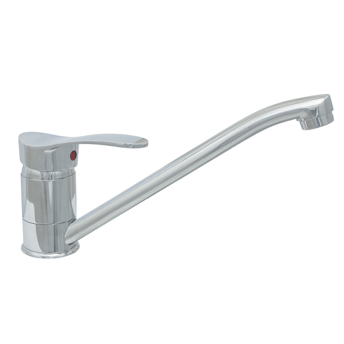 Смеситель для кухни Центр Сантехники длинный излив, диаметр картриджа 35 мм, однорычажный, для мойки