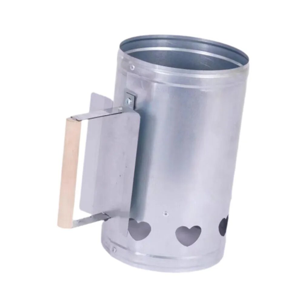 Угольный стартер для барбекю BBQ Chimney Starter из металла, для быстрого розжига угля