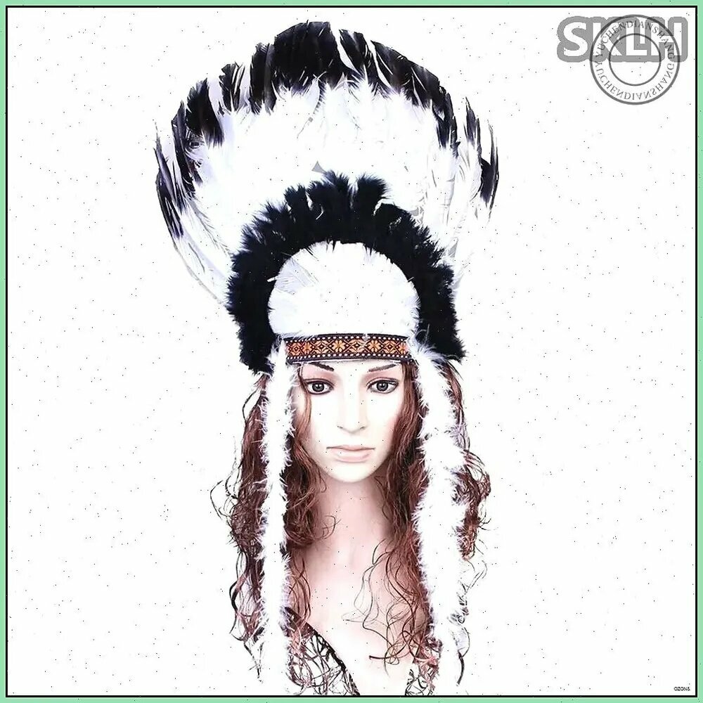 Головной убор индейцев из перьев