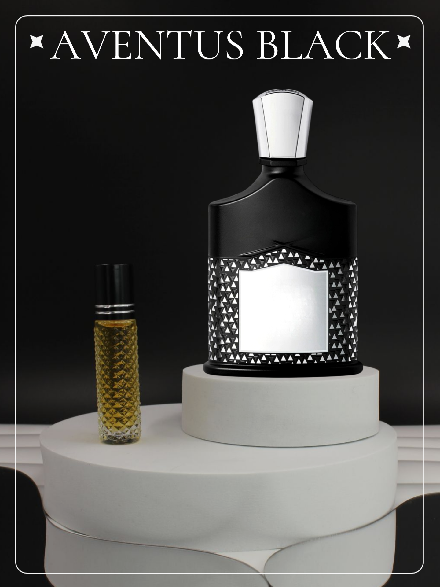 Perfum Secrets; Духи масляные Aventus Black; Авентус Блэк роликовый флакон 8 мл