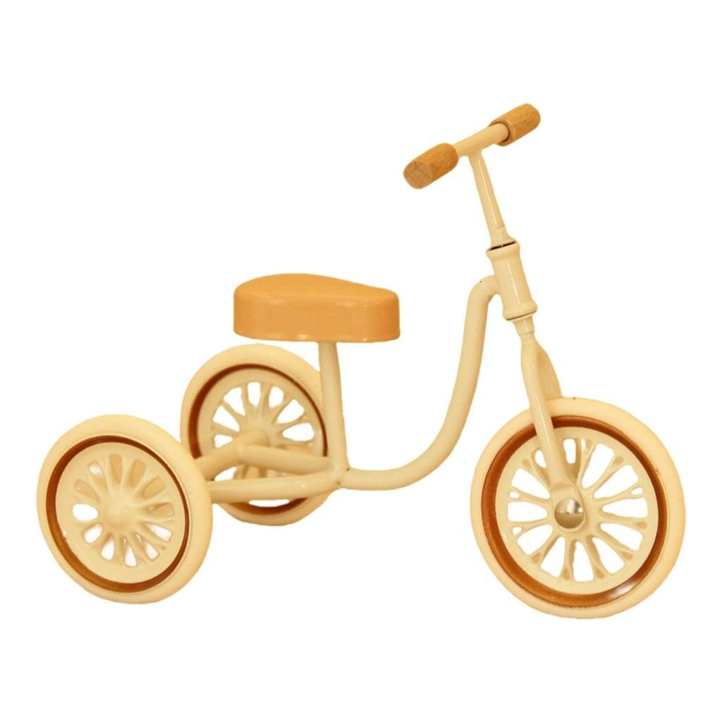 Металлический мини-трицикл 1:12, Розовый