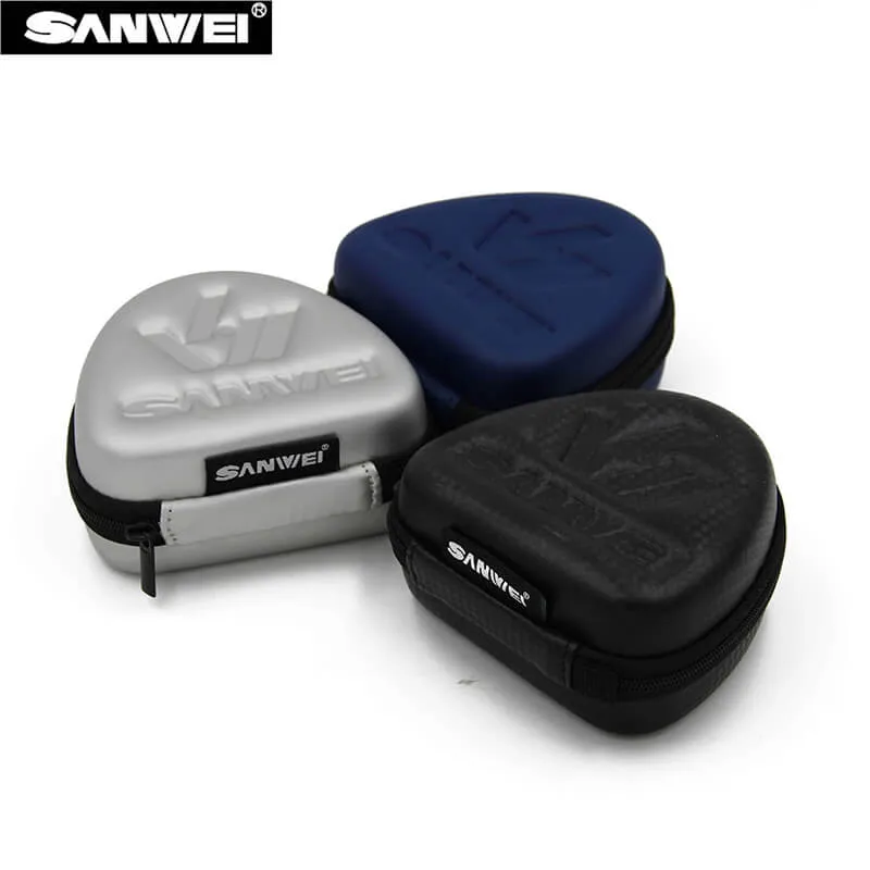 Чехол для мячиков настольного тенниса Sanwei на 3 мяча серебристый