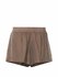 Шорты ELEH Elasticated-waistband shorts, размер 42, коричневый