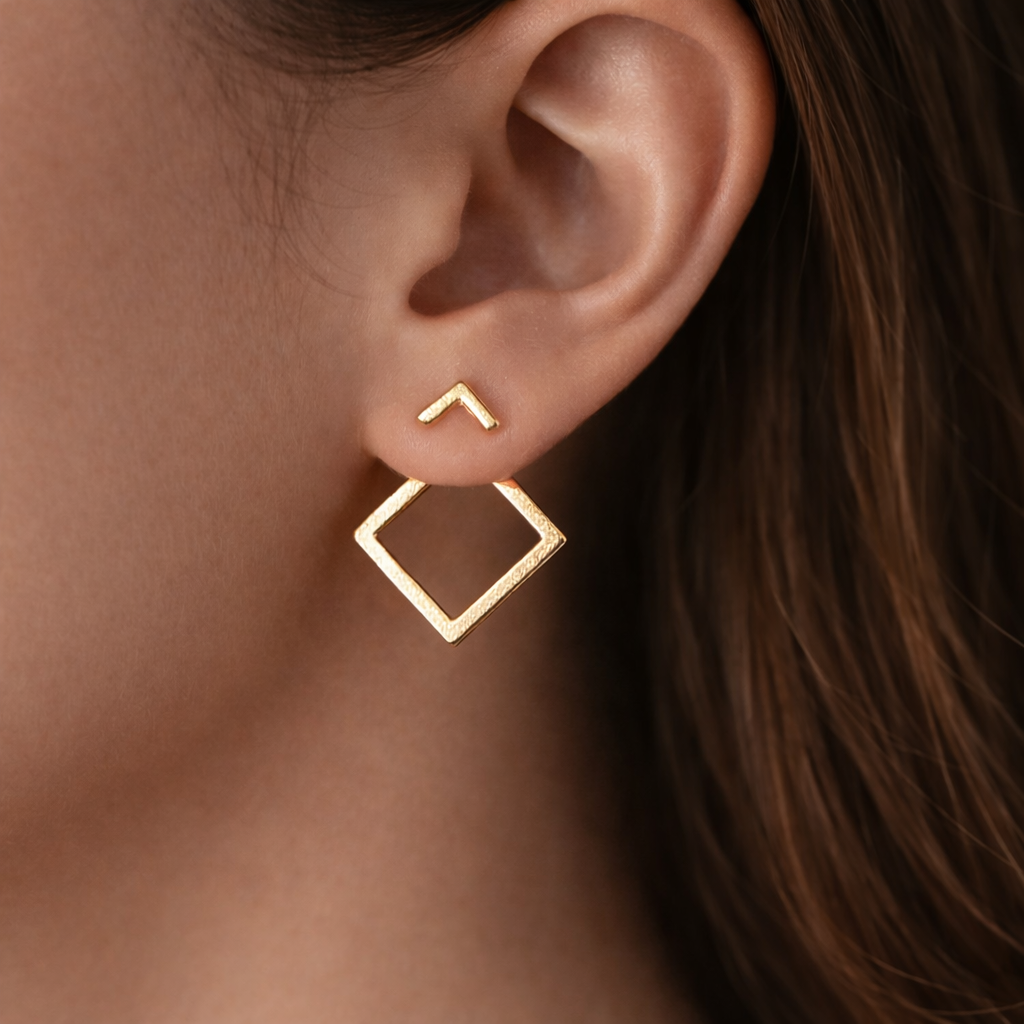 Серьги с подвесками, пусеты