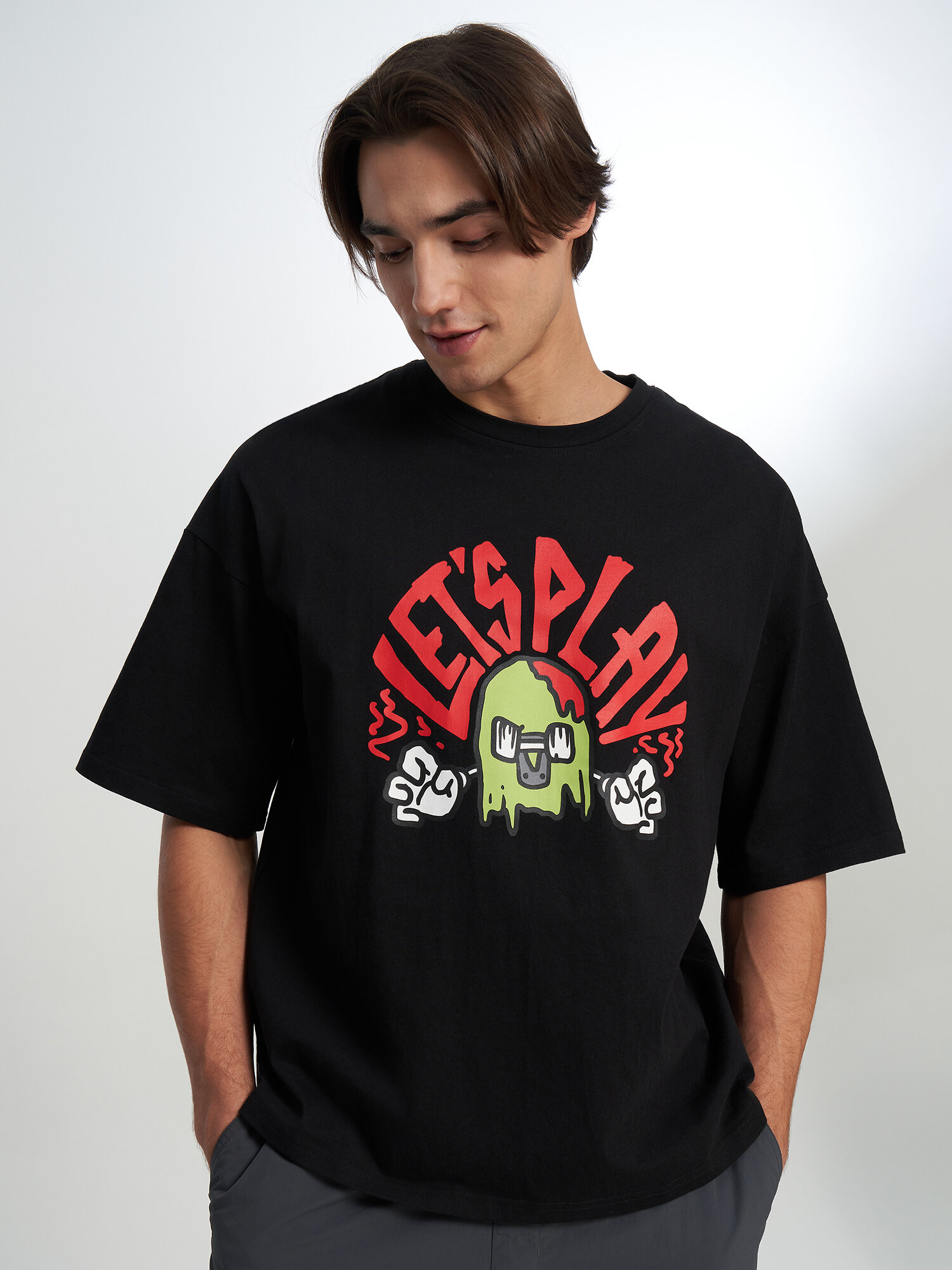 Футболка MATRIX SPORT T SHIRT MAN OVERSIZE, размер XXL, черный 2 — фото 1