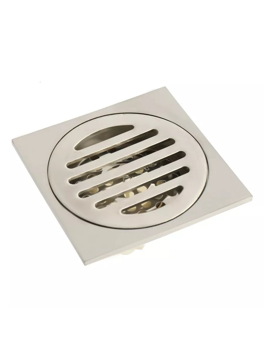 Трап душевой, вертикальный, с сеткой для задержки волос