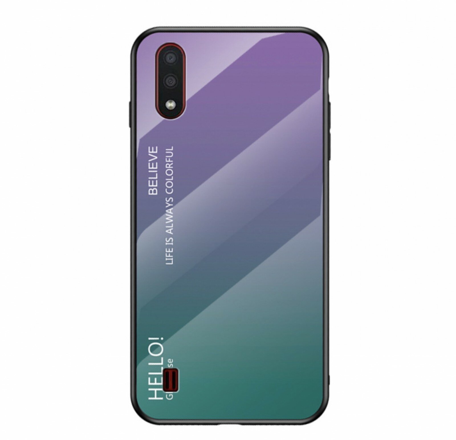 Чехол-бампер MyPads для Huawei P40 Lite E, Y7p, Honor Play 3, Enjoy 10 из закаленного стекла с градиентным и зеркальным эффектом