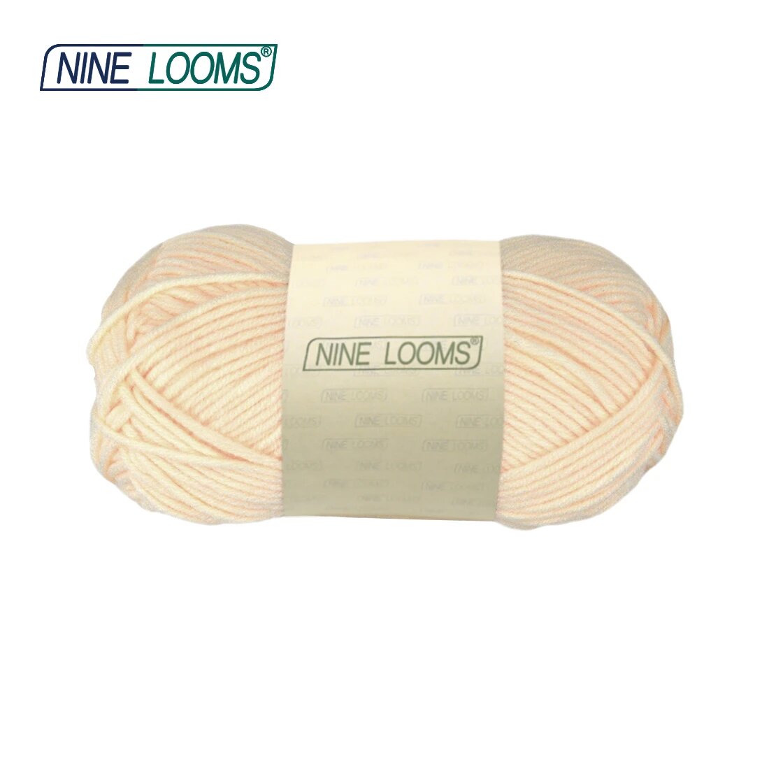 NINE LOOMS пряжа акриловая бежевая 51 Nude, 50г