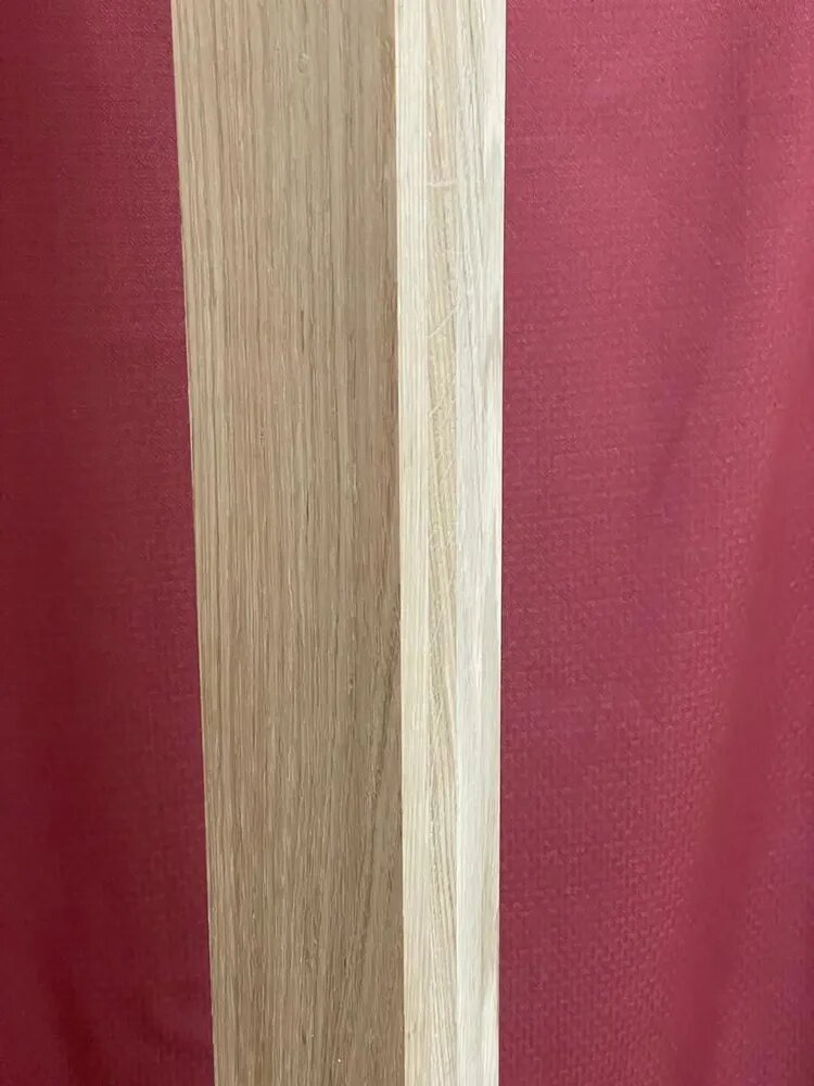 Столб для лестницы из дуба 1200х80х80 мм Сканди