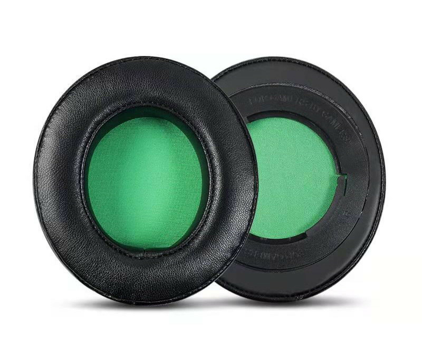 Амбушюры MyPads кожаные большие для наушников Razer Kraken Pro V2 черного цвета