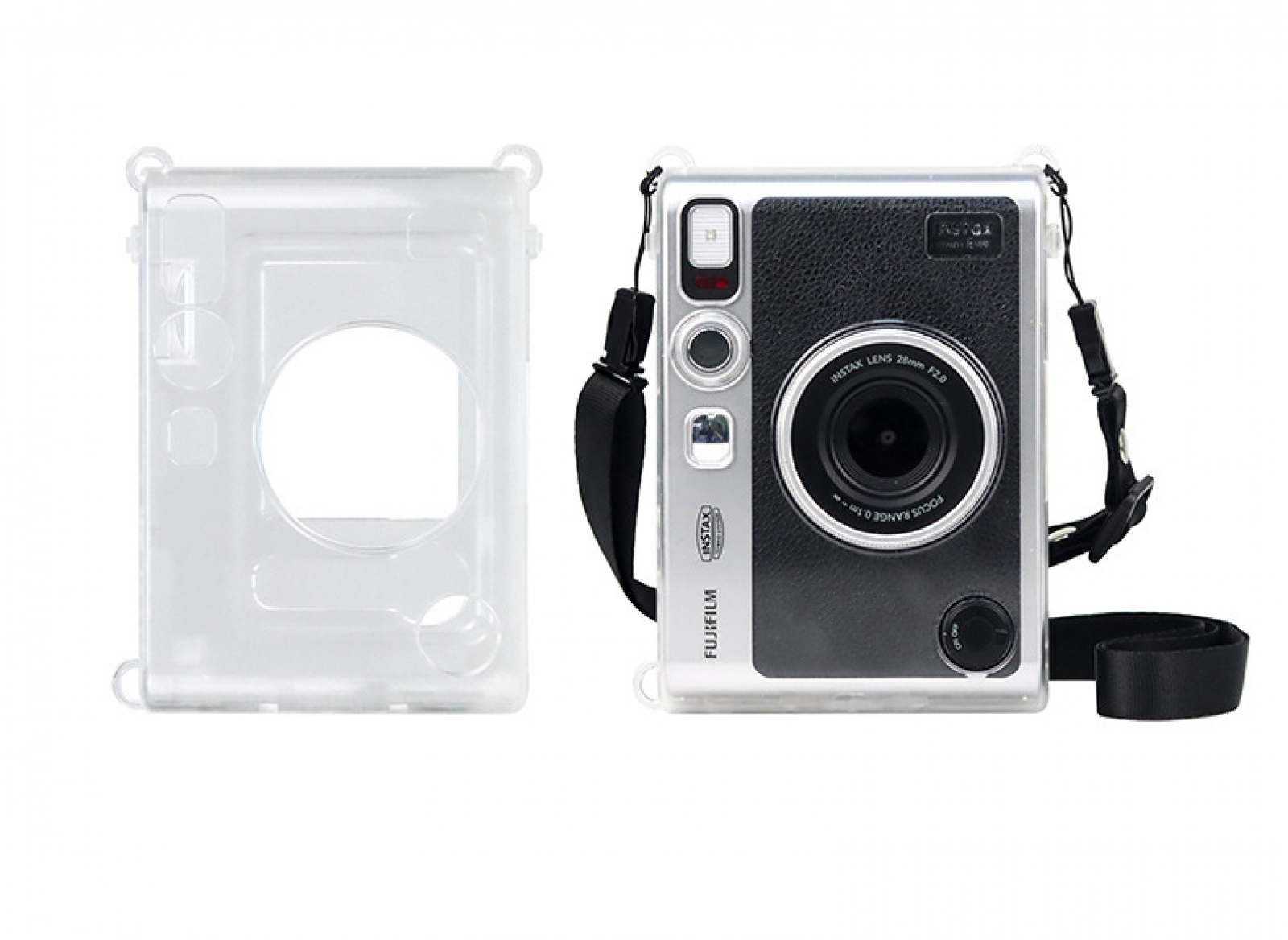 Чехол-корпус MyPads для Fujifilm instax mini EVO прозрачный противоударный