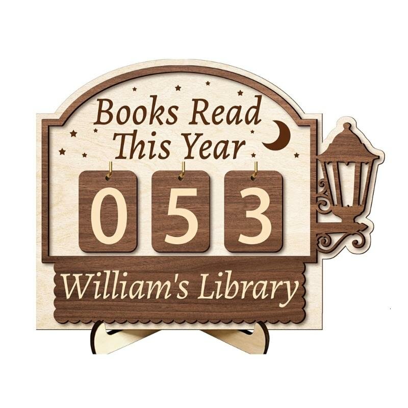 Деревянные указатели для отслеживания чтения, Темно-коричневый