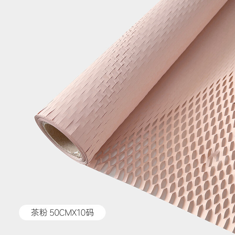 Бумага Xinyou Honeycomb Paper Mesh Art Paper, однотонная бумага для упаковки цветов, бумага для упаковки букетов, материал для флористического магазина, материал для рукоделия, подкладочная бумага.