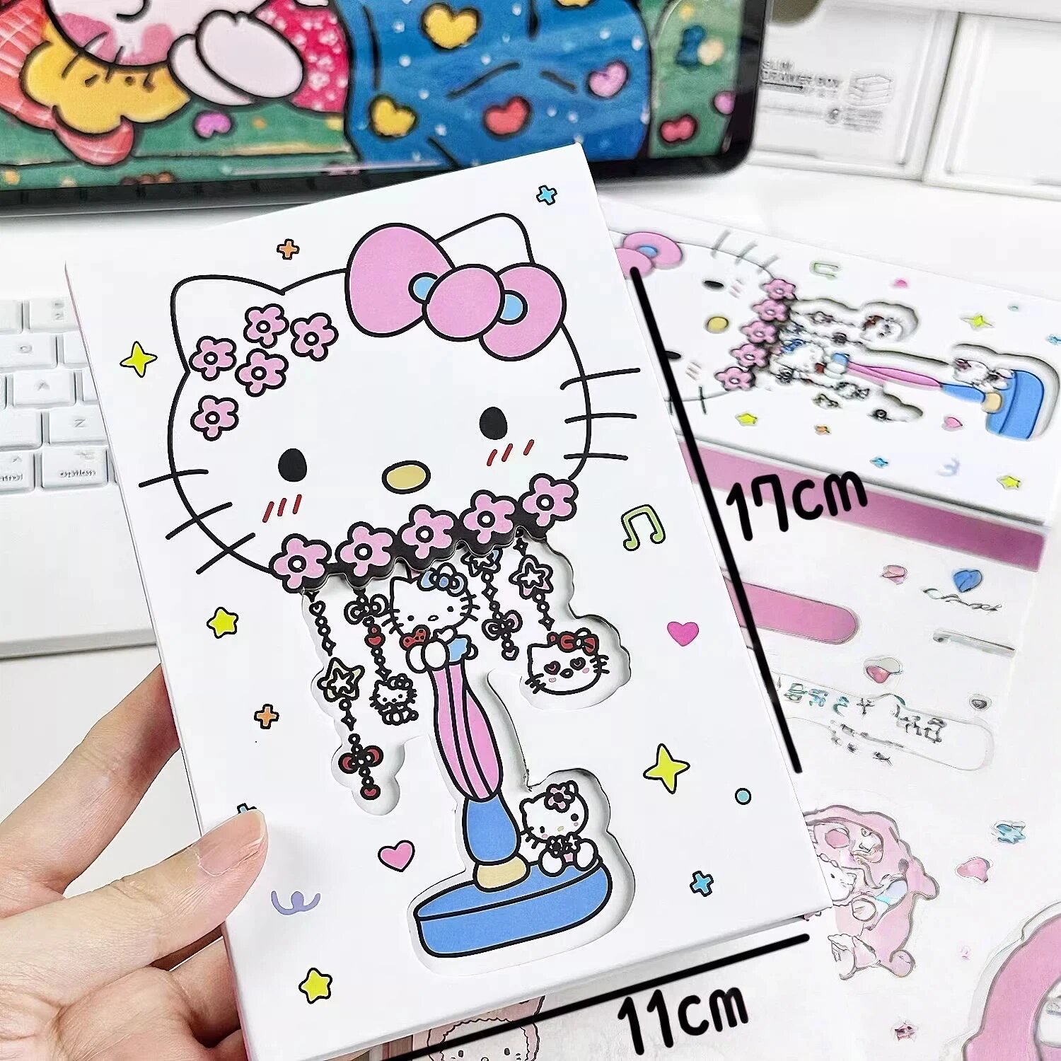 Блокнот Hello Kitty, Цвет: 1pc, 17x11 см