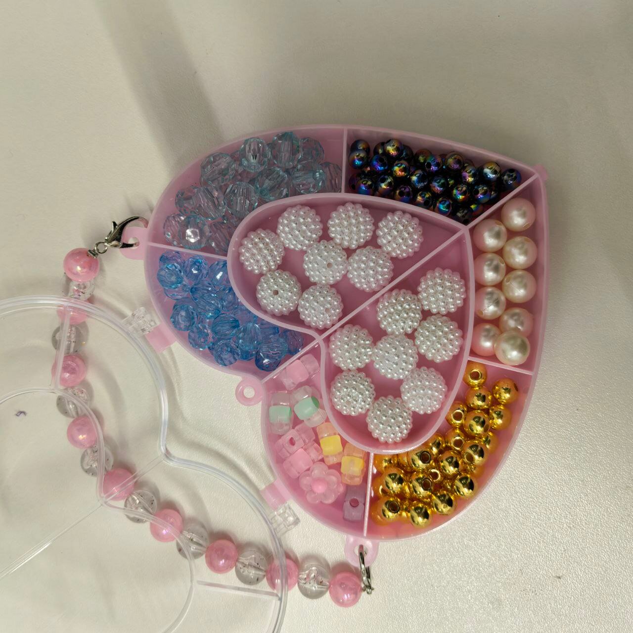 Набор из бисера "Яркие сердца-3"