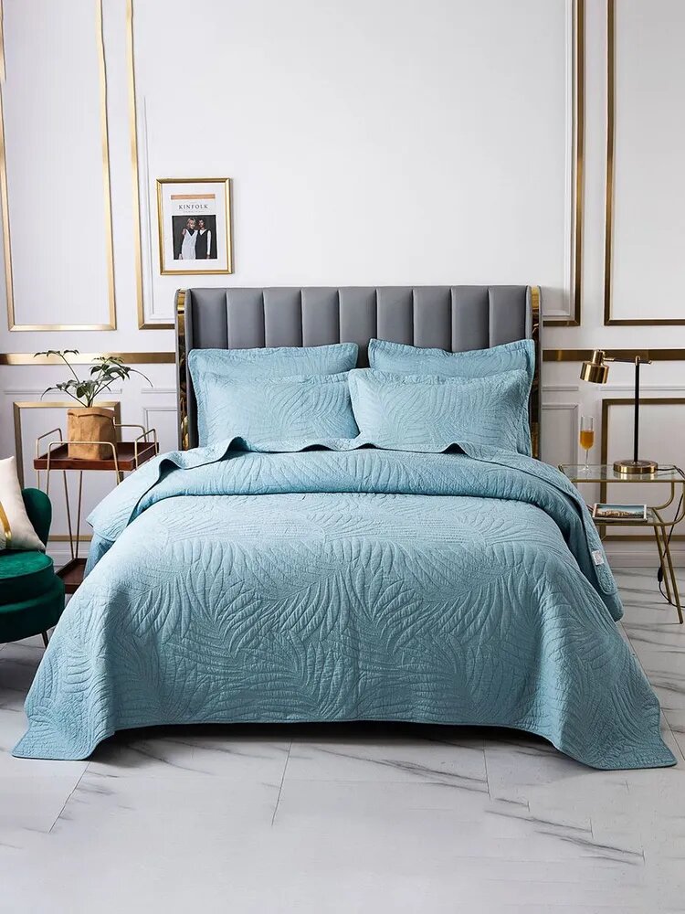 AiWinsure Покрывало patchwork quilts, Хлопок с размерами: 250 см х 230 см