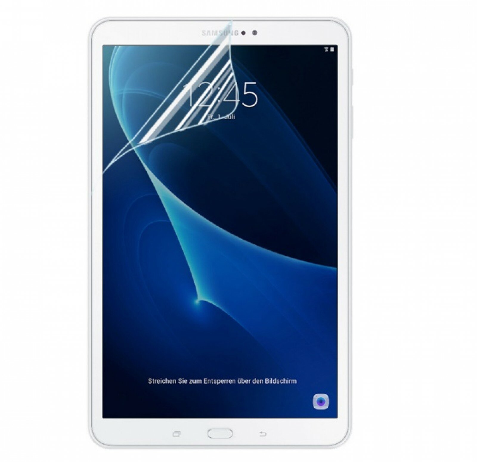 Защитная пленка MyPads для планшета Samsung Galaxy Tab A 10.1 2016 глянцевая