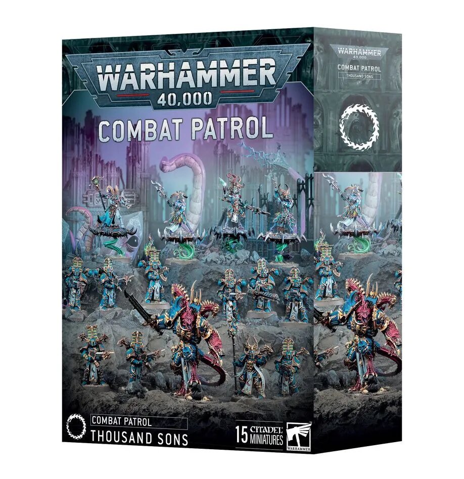 Набор миниатюр Warhammer 40000 COMBAT PATROL: THOUSAND SONS 2025 Games Workshop, 15 миниатюр