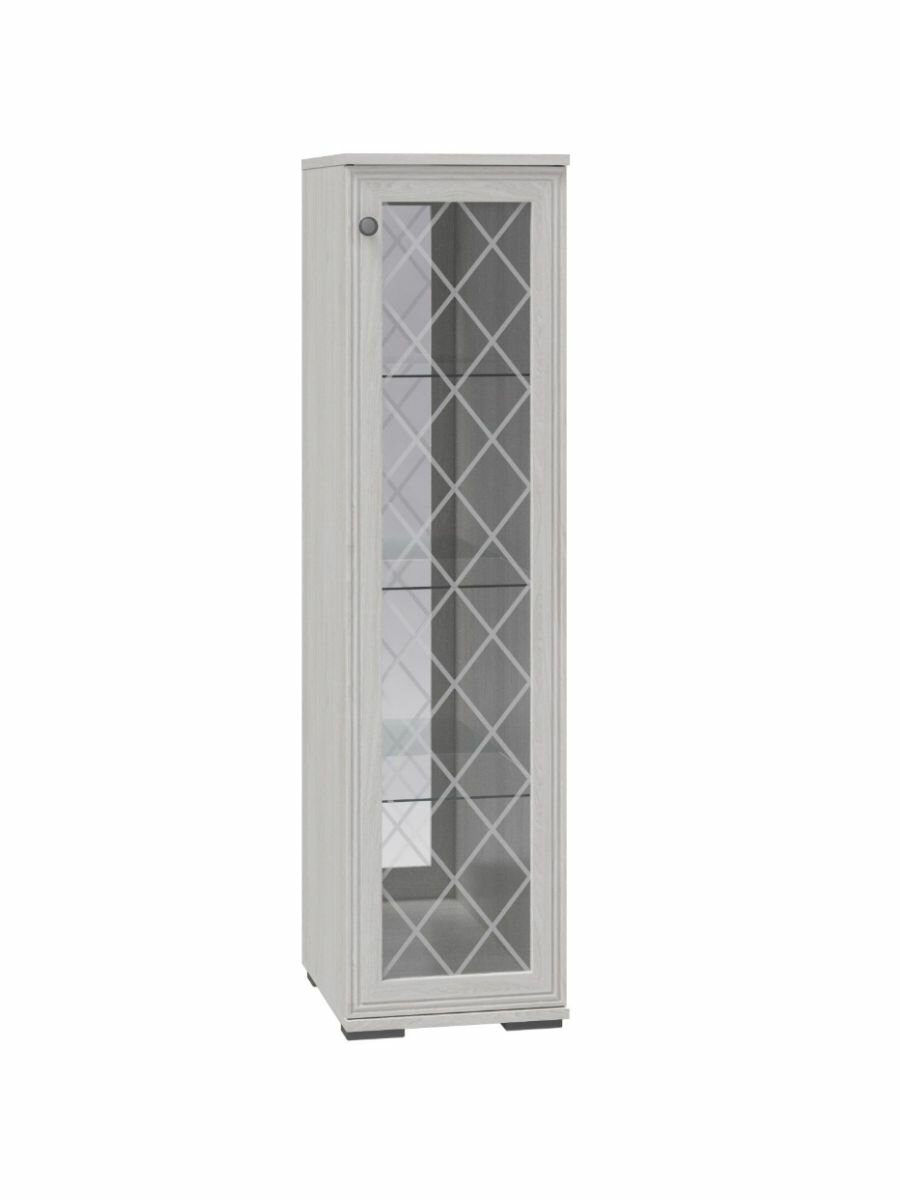 Домани Пенал-витрина Ричард РШ 4 352х1358х415, Ясень анкор светлый