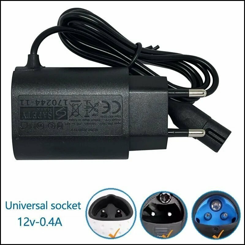 12 В 0,4 А сменное зарядное устройство для бритвы Braun Series S3 S5 EU Plug
