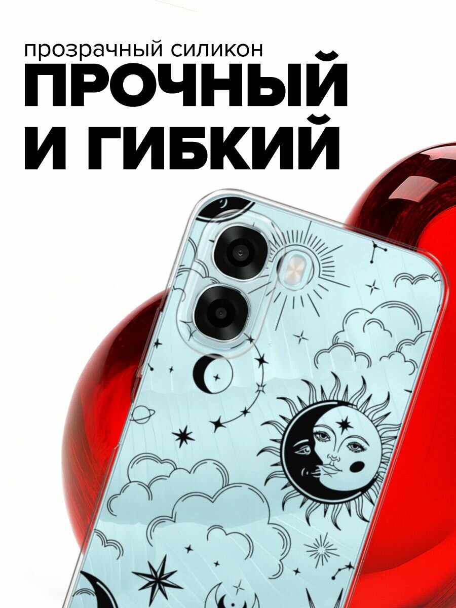 Чехол на Oppo A6x / Оппо A6x с принтом Астрологическая тайна — фото 1