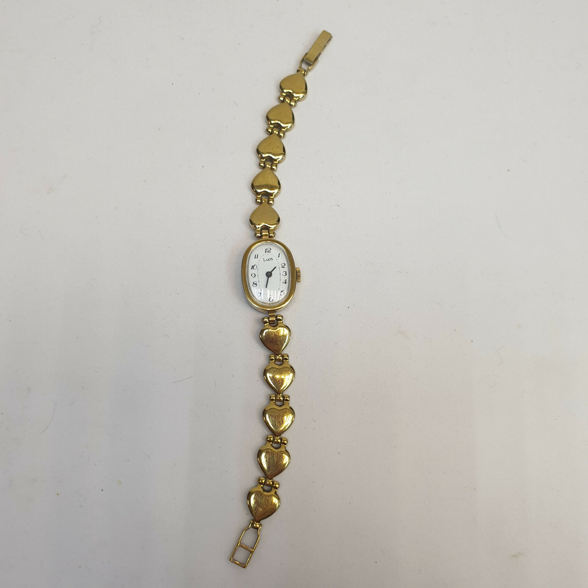 Часы женские наручные Луч, c браслетом, кварцевые, рабочие. Белоруссия