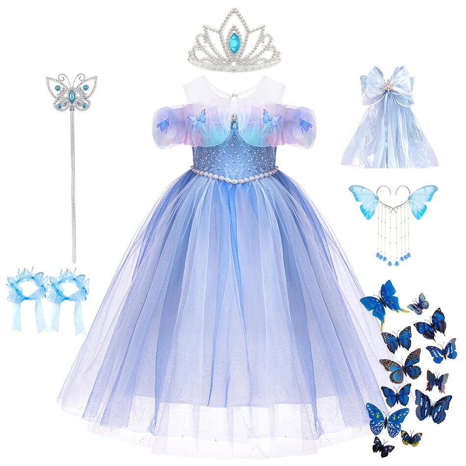 Платье принцессы для девочки 5-6T (Tag 130), Dress Sets 2