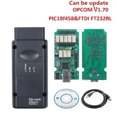Opcom Diagnostic Interface PIC18F458 FTDI V1.70 OBD2