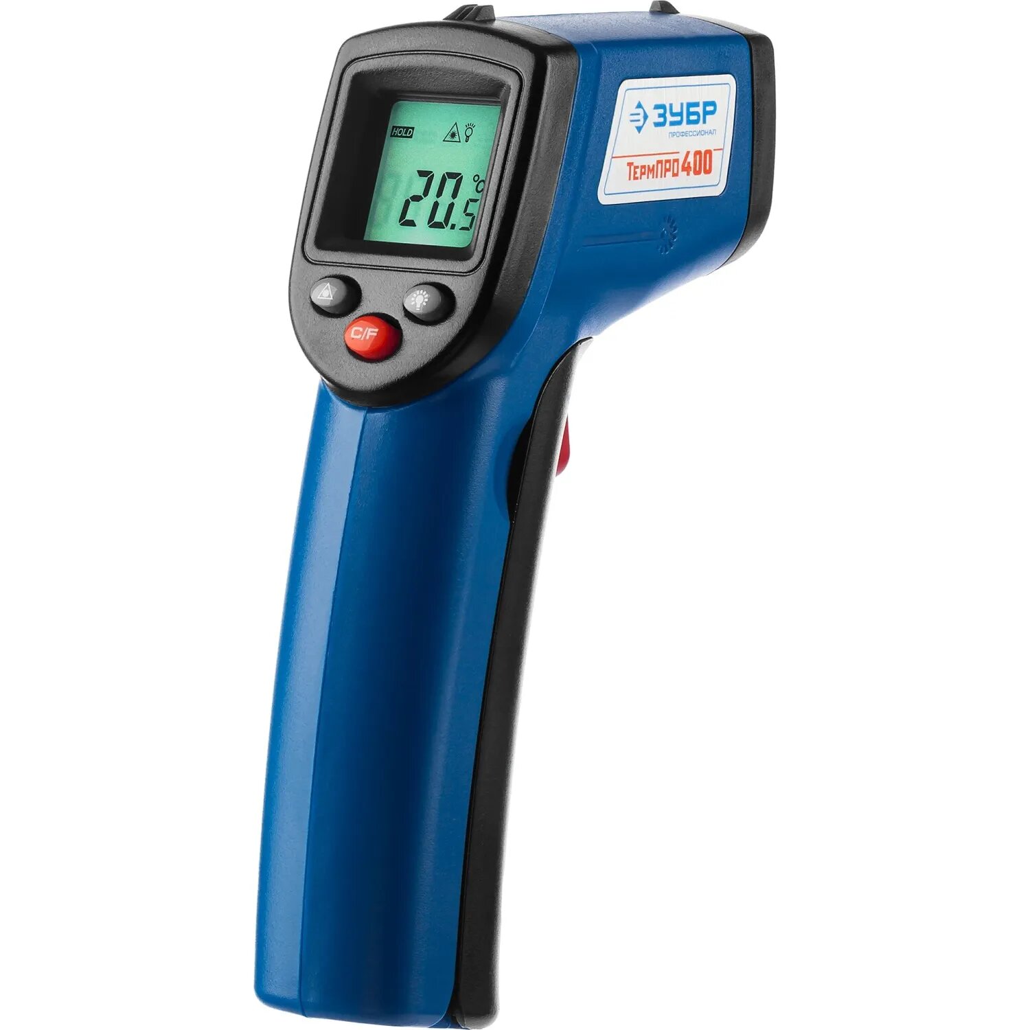 Пирометр Зубр ПРОФ. 45725-380 (15920320) синий, инфракрасный