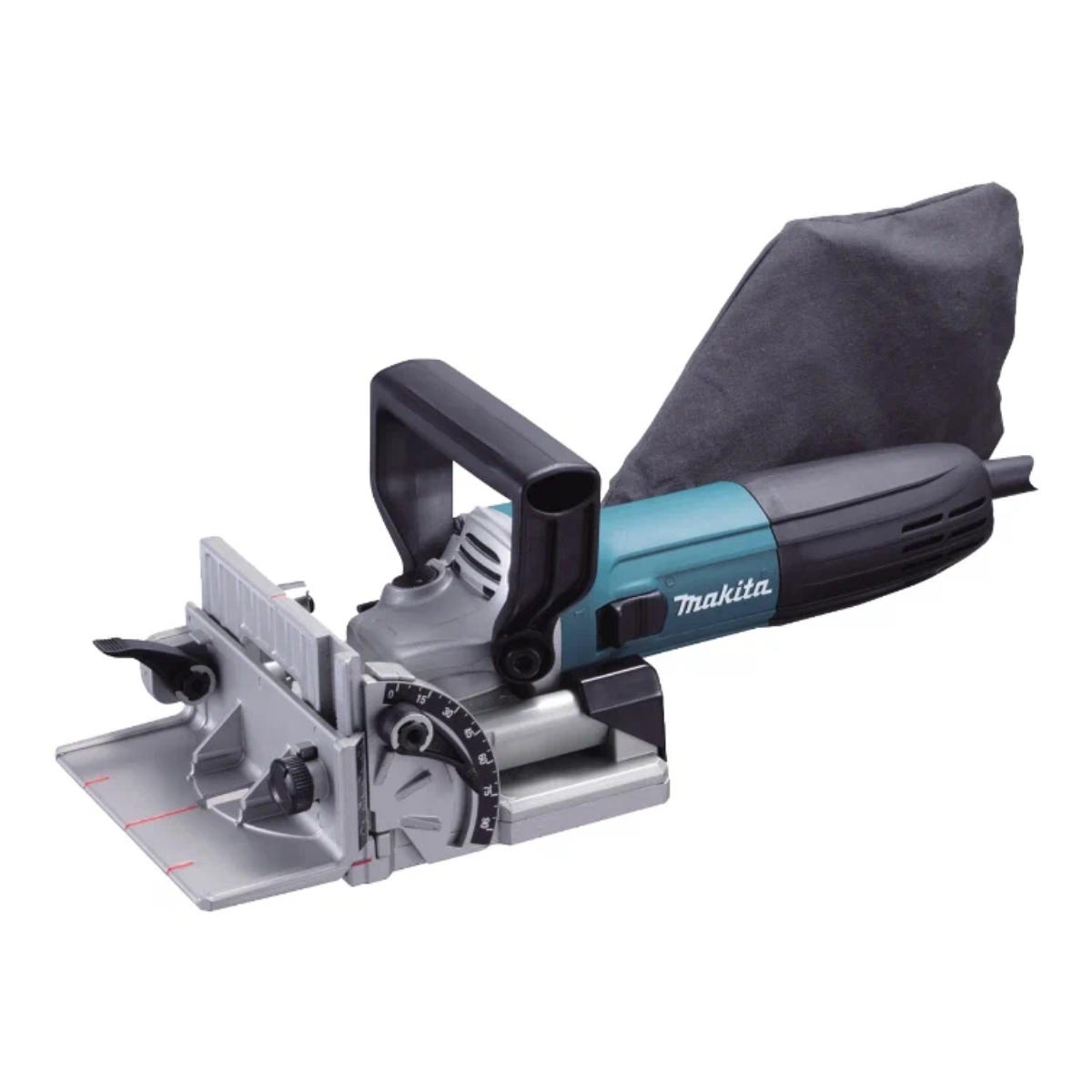 Фрезерная машина Makita PJ7000 черно-синяя, ламельный 6 установок глубины, 710 Вт, 11000 об/мин