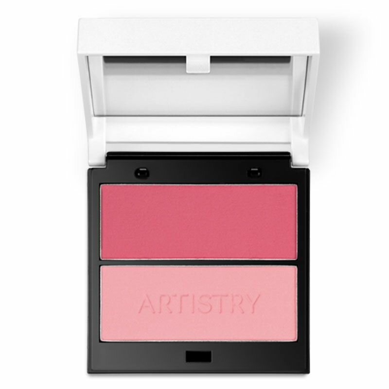 Artistry Go Vibrant Кремовые и сухие румяна 2в1, Mauvy Night; Amway