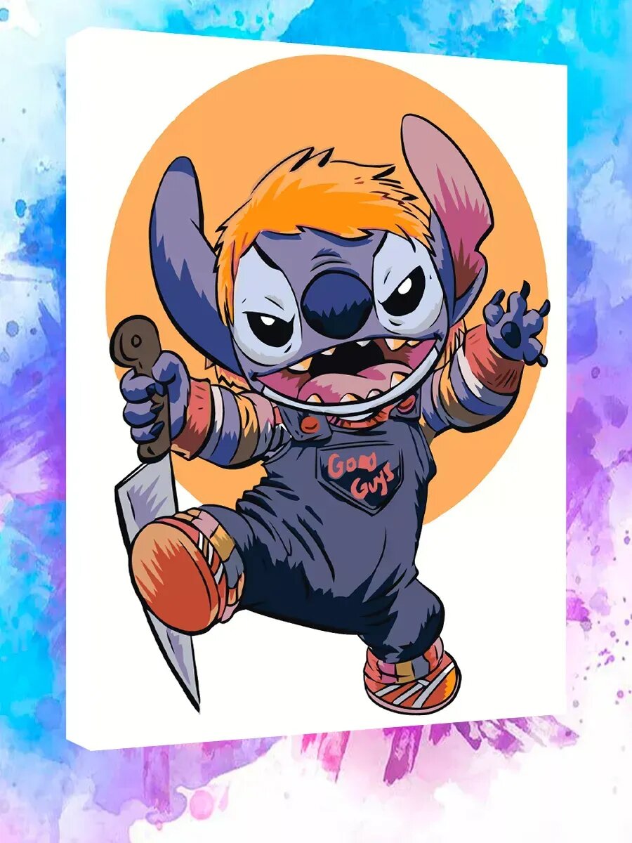 Картина по номерам Лило и Стич Дисней Disney