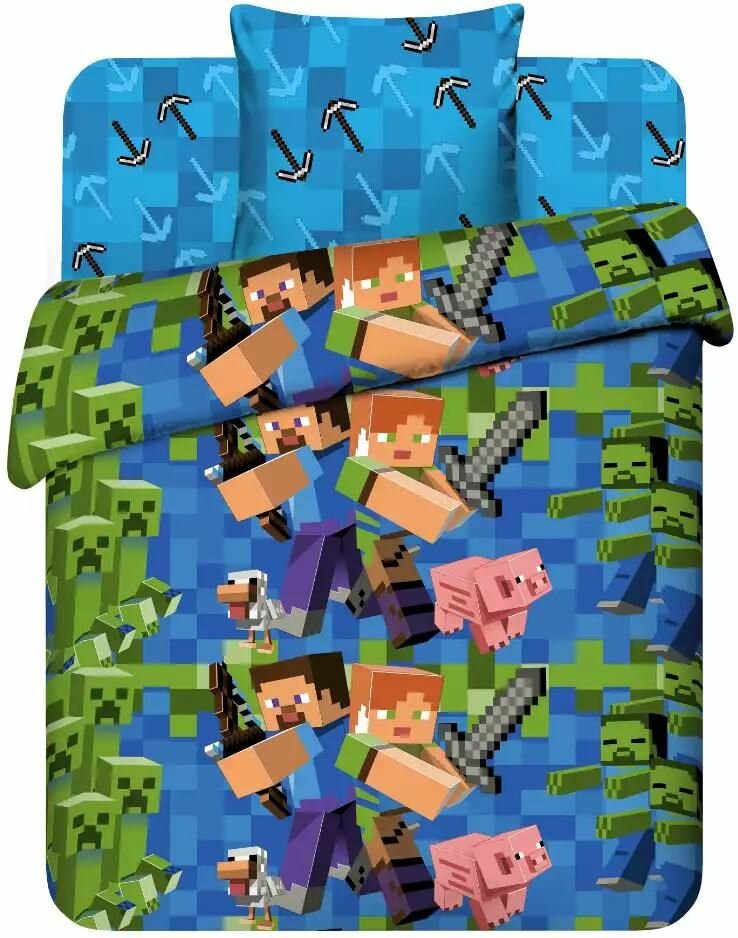 Комплект постельного белья Василек Тинейджер, 1.5 спальное, бязь 150, наволочки 70х70 см