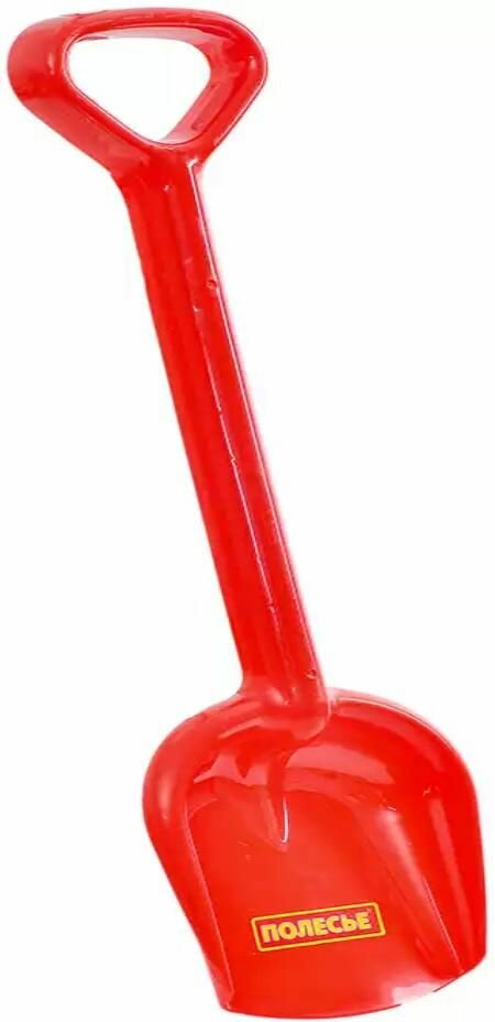 Лопатка Полесье снегоуборочная, красная, 41 см, пластиковая