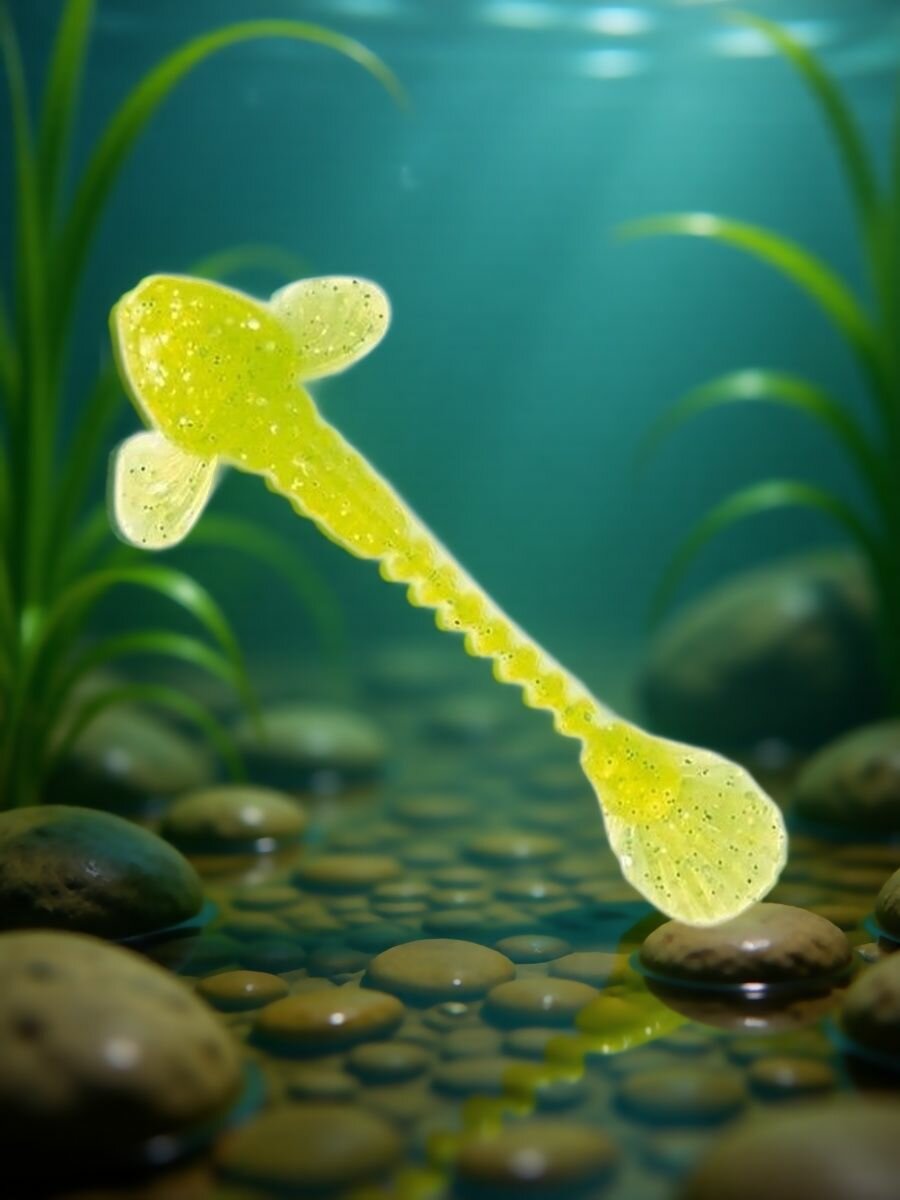 Приманка силиконовая FANATIK Goby 3.5 съедобная цв. 024 (5шт)