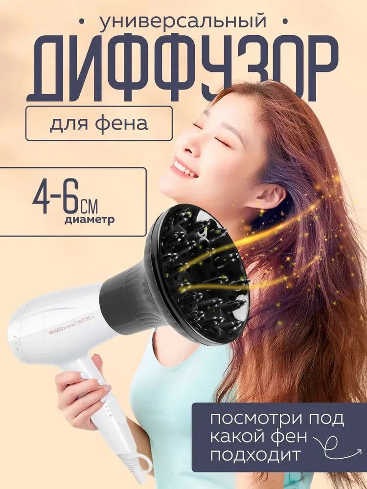 Диффузор для фена, насадка на фен, для завивки