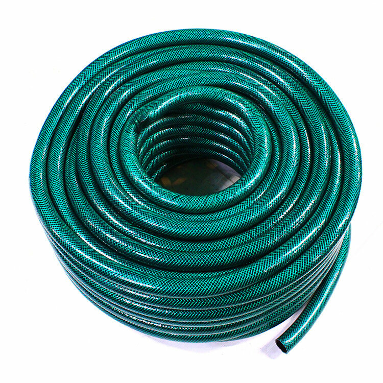 Шланг поливочный Qingdao 25x30 PVC (ПВХ), армированный, зелёный, 3 атм, 50м