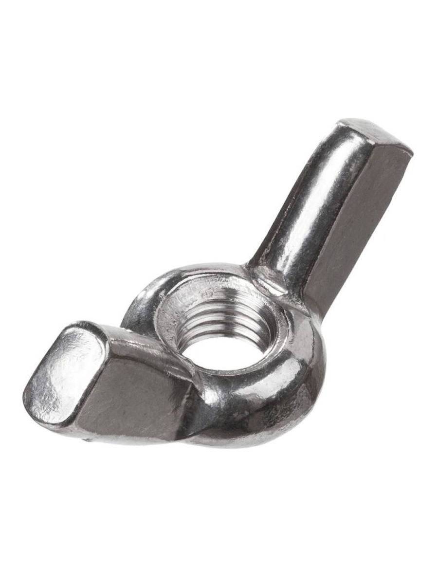 Гайки барашковые М6 нержавеющая сталь А2 DIN 315 STARFIX 10 штук (SMZ1-62453-10)