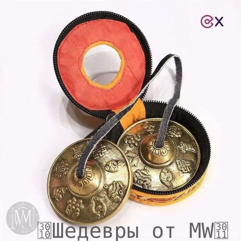 Непальские медные колокольчики ручной работы, ударные инструменты, музыка, йога и медитация