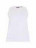 Топ Laminar Sleeveless top, размер 42, бежевый/белый