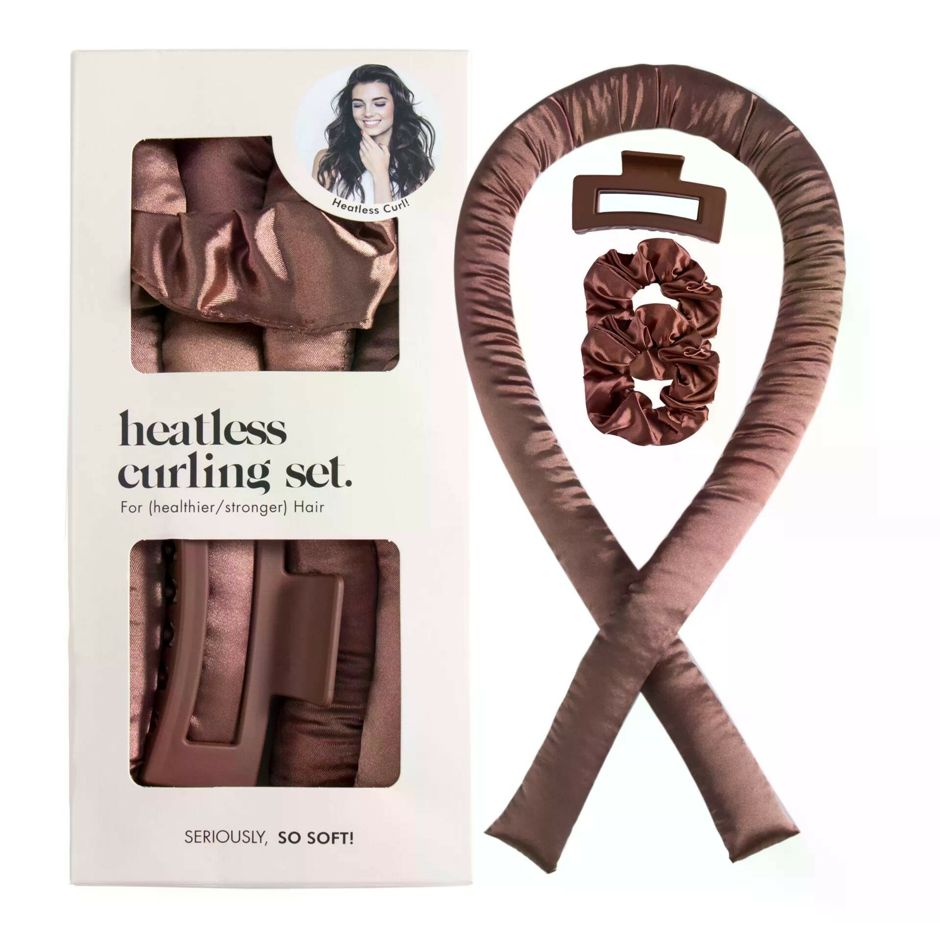Бигуди Без бренда "Ленивые локоны", спальные, безтепловые, ночные, коричневые