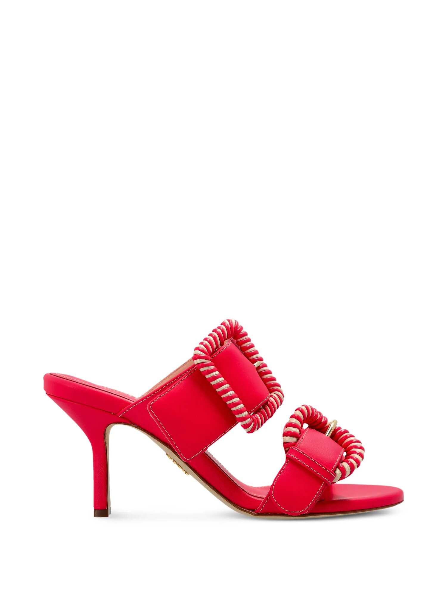 Мюли Buckle-strap leather mules