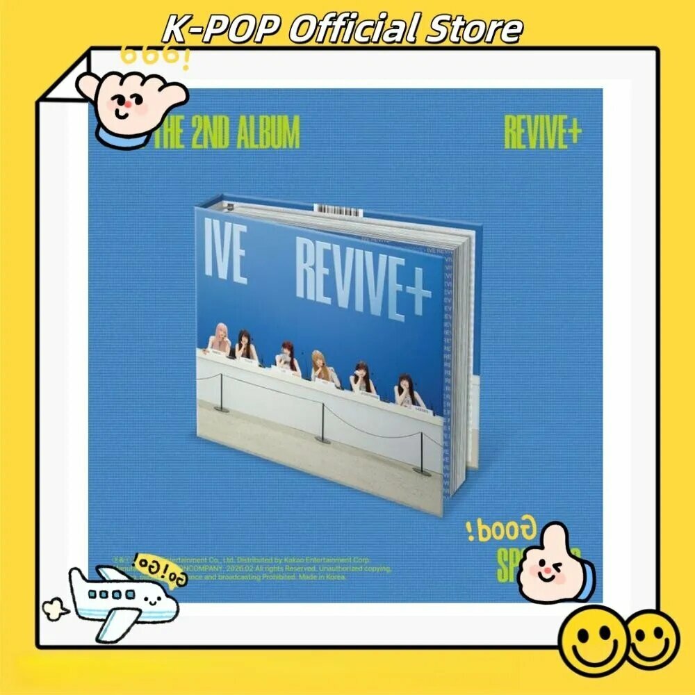Альбом IVE "2nd Album REVIVE+" 195 x 180мм, 152 страницы, без бренда